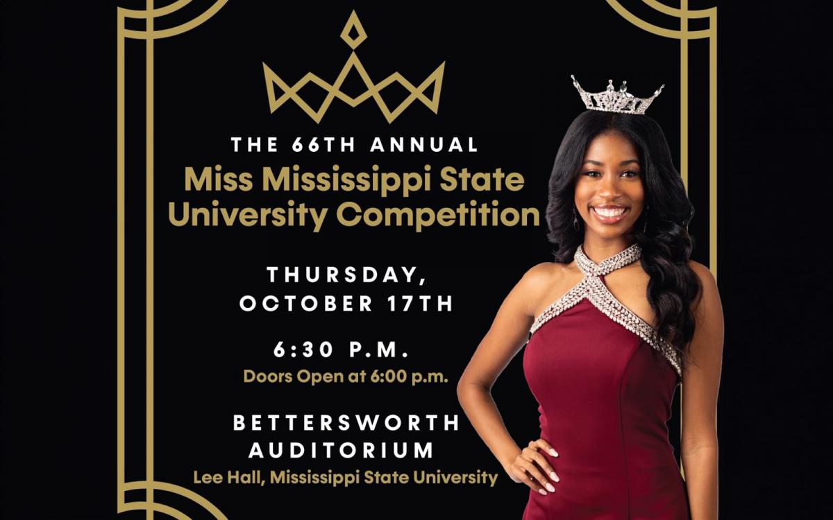 Miss Mississippi State University to be crowned Oct. 17 | Mississippi State University