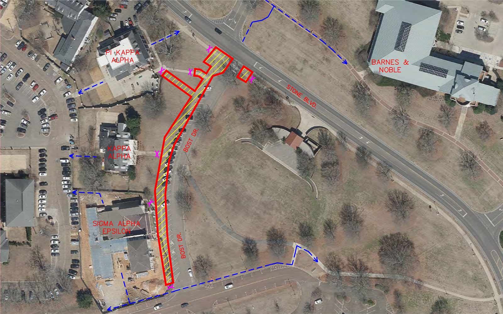 Temporary construction closures impact Bost Drive, intersection and ...