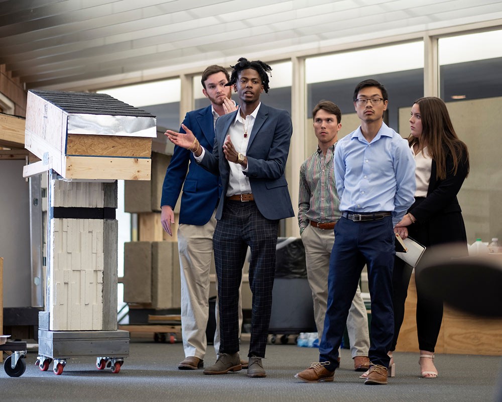 Architecture, building construction science students at MSU learn the ...