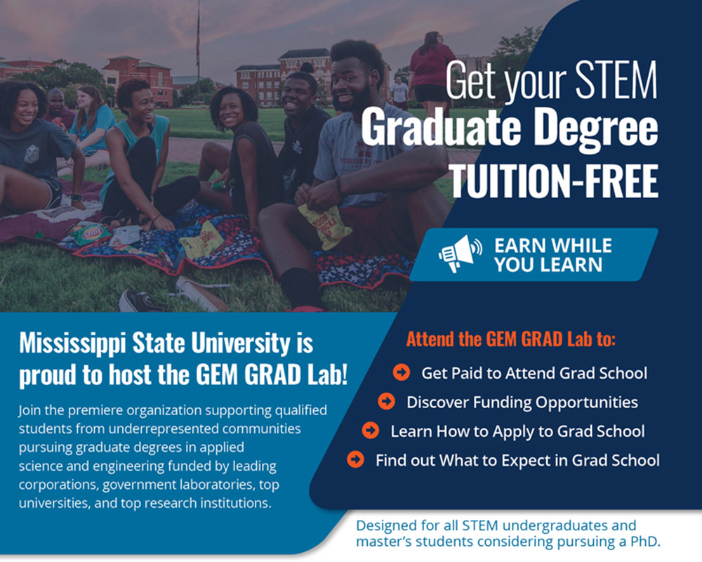 MSU hosts GEM's GRAD Lab on Sept. 17 | Mississippi State University