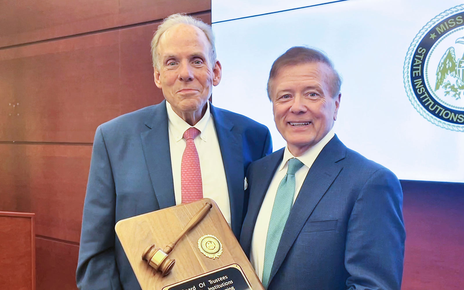 IHL Board recognizes Trustee Tom Duff | Mississippi State University