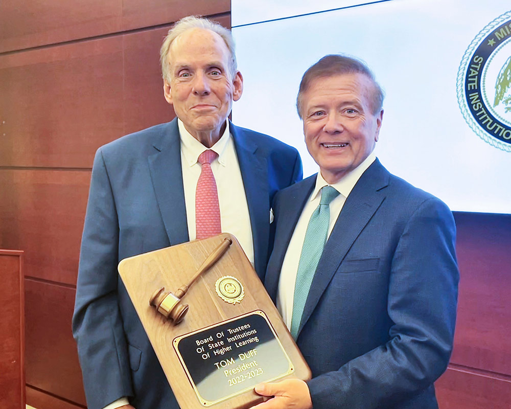IHL Board recognizes Trustee Tom Duff | Mississippi State University