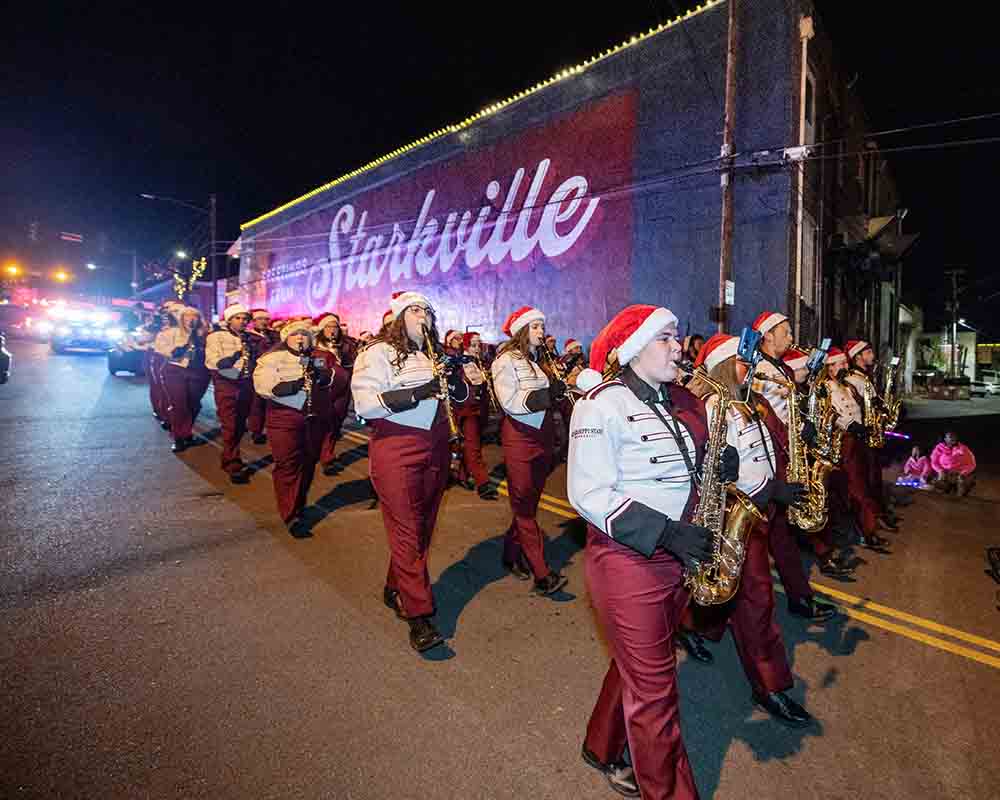 Annual Starkville Christmas parade features MSU’s Famous Maroon Band ...