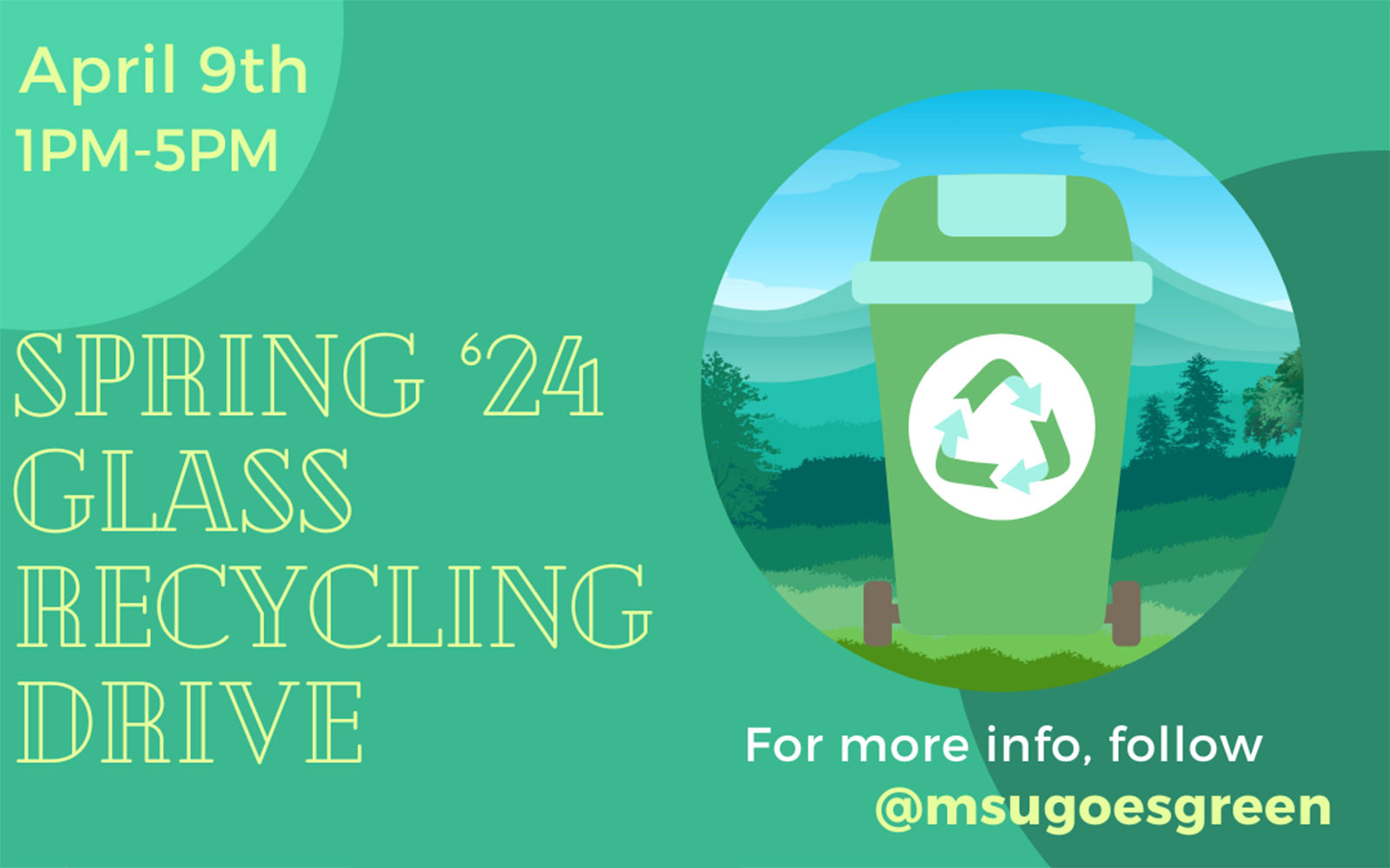 Spring glass recycling drive set for April 9 | Mississippi State University