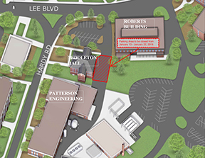 Temporary parking lot closure begins Wednesday for Roberts Building ...