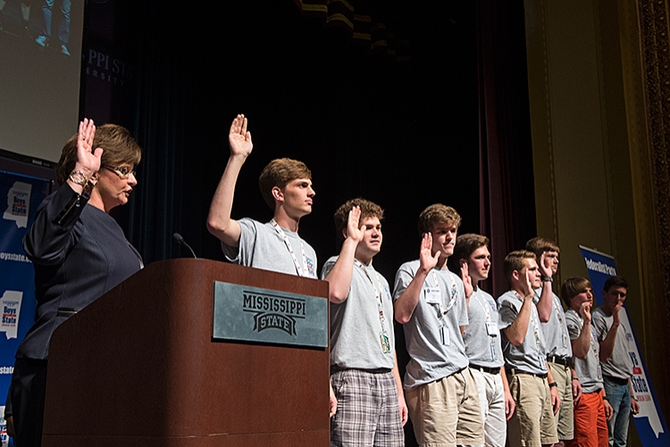Boys State delegates elect 2015 officers | Mississippi State University
