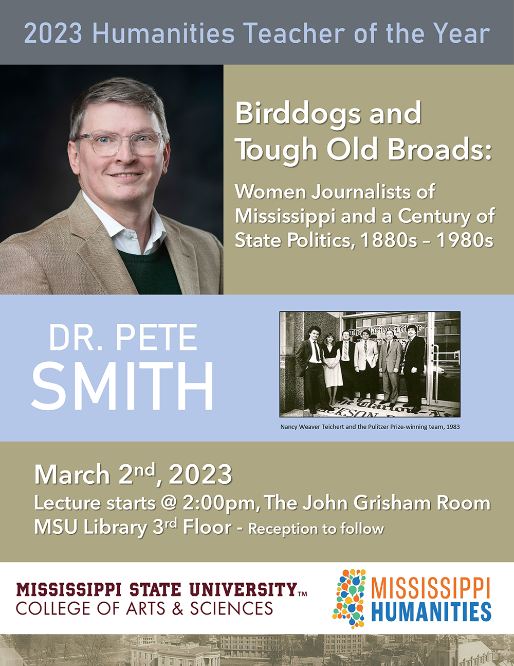 2023 Humanities Teacher of the Year Lecture | Mississippi State University