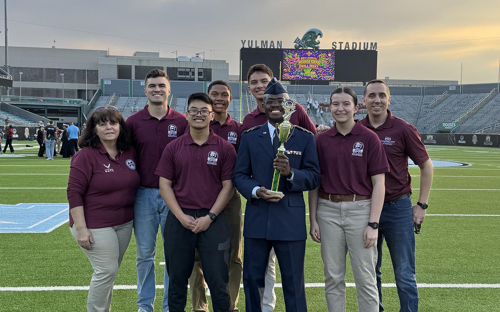 MSU Air Force ROTC Color Guard finishes second at national collegiate ...